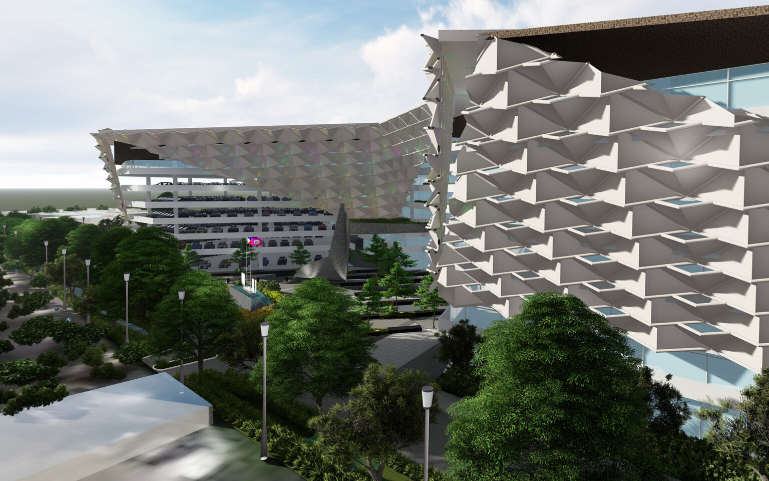 Modern Office Building Design in BGC by Fulgar Architects
